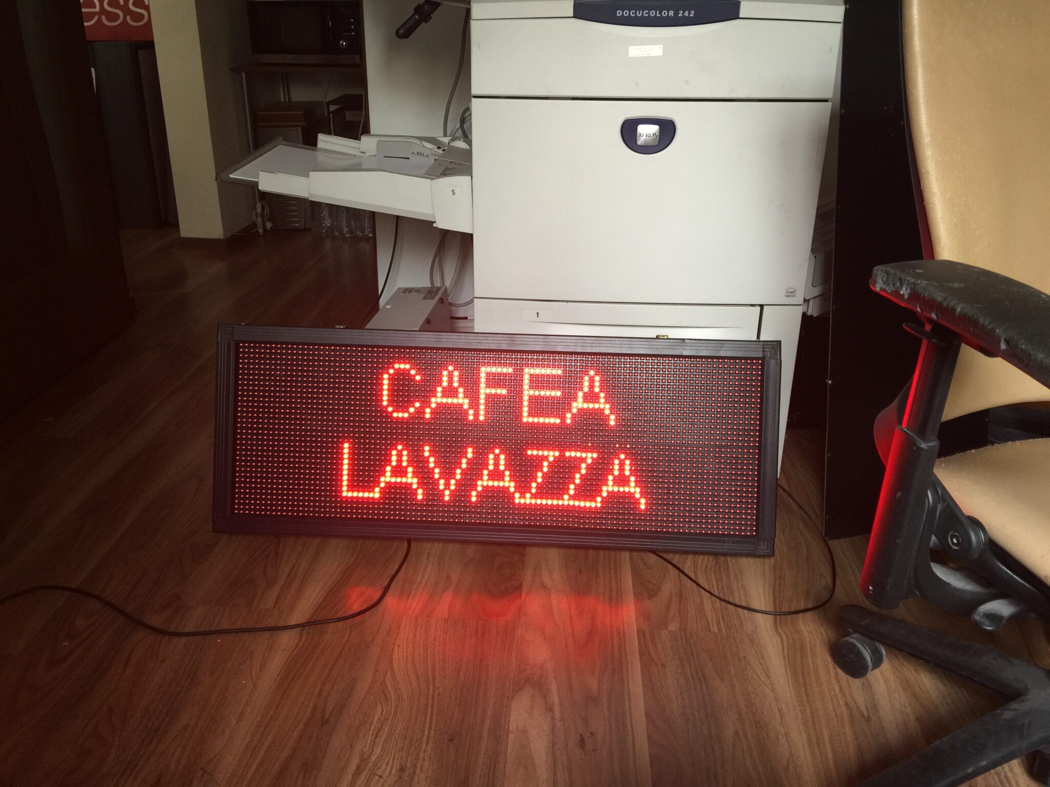 Reclama leduri rosii 70 x 20 cm - Tipografia LogoPrint